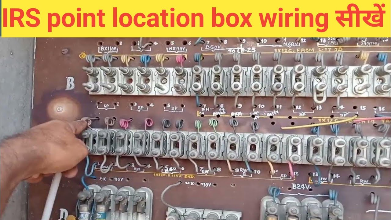 point machine wiring|| MOTER point machine railway , RRI #snt# ...