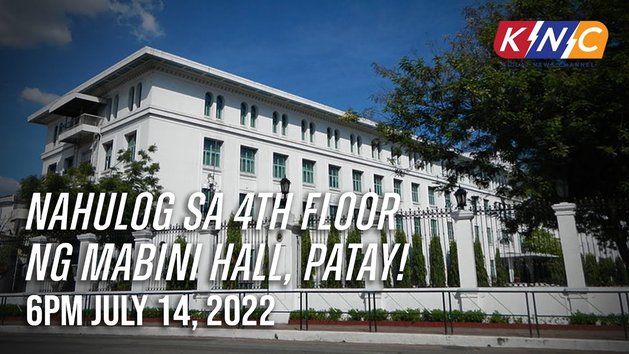 Nahulog sa 4th Floor ng Mabini Hall, Patay! | Kidlat News Update (July ...