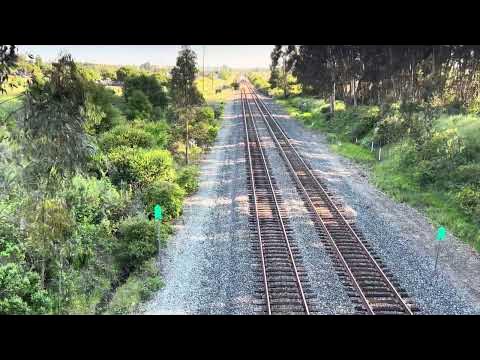 CDTX #8302 & #2124 lead Amtrak Capitol Corridor train #738 - YouTube