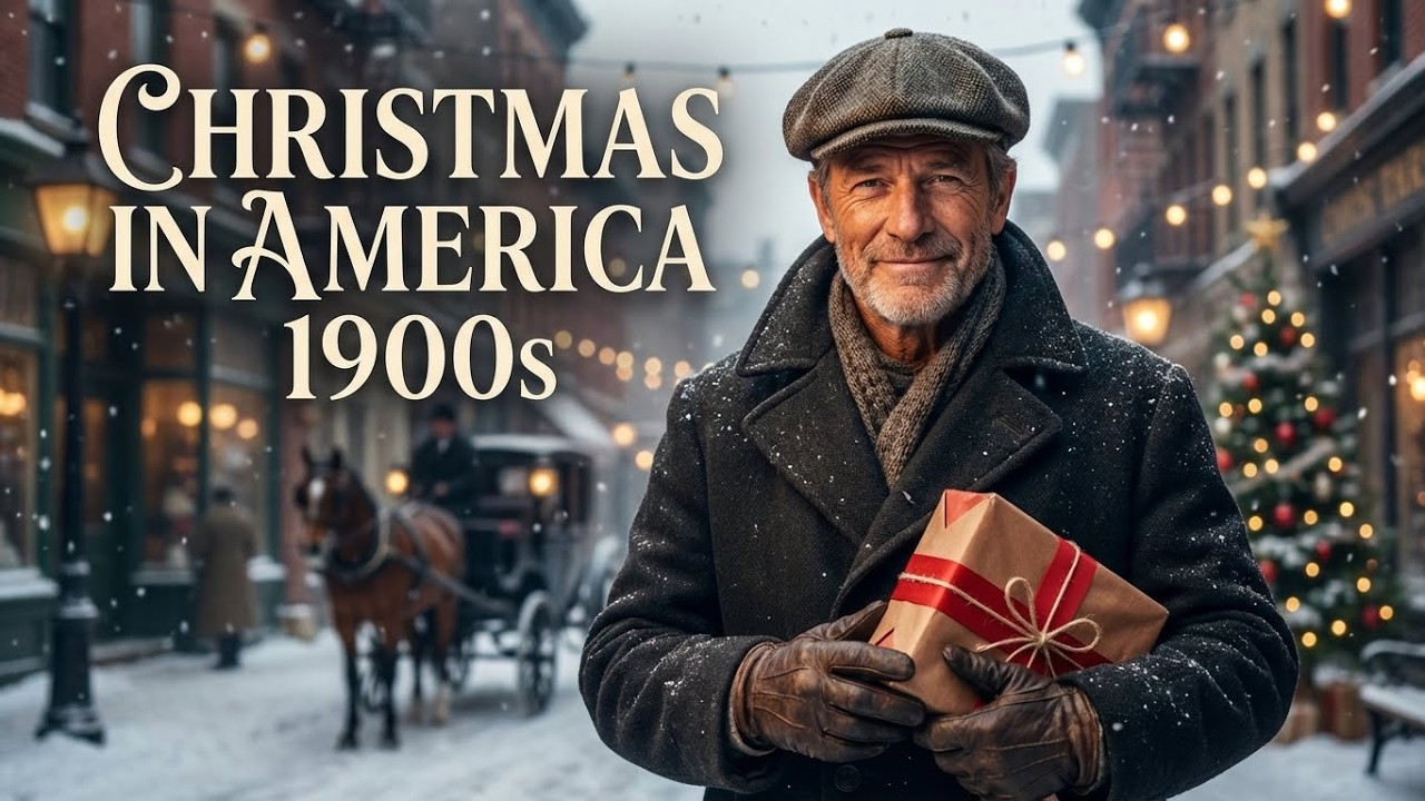 🎄A Christmas Journey Through America in the 1900s (AI Reconstruction ...