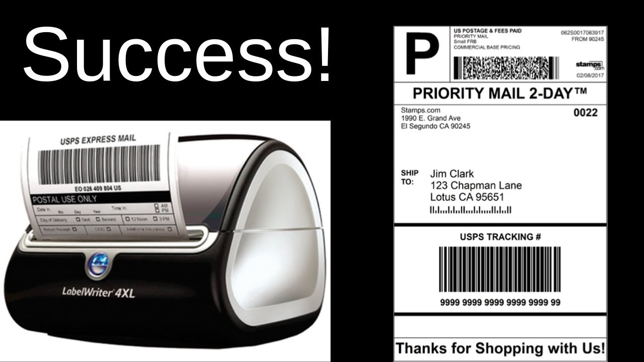 How To Print Shipping Labels On The Dymo 4xl 2019 Ebay Mercari How To Print Shipping Labels On The Dymo 4xl 2019 Ebay Mercari