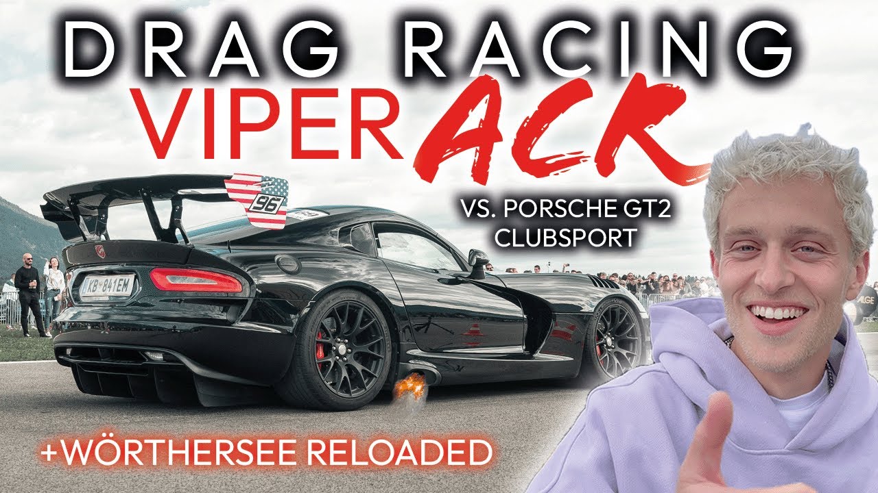 DRAG RACING my VIPER ACR + Wörthersee Reloaded - Drifts- Acceleration ...