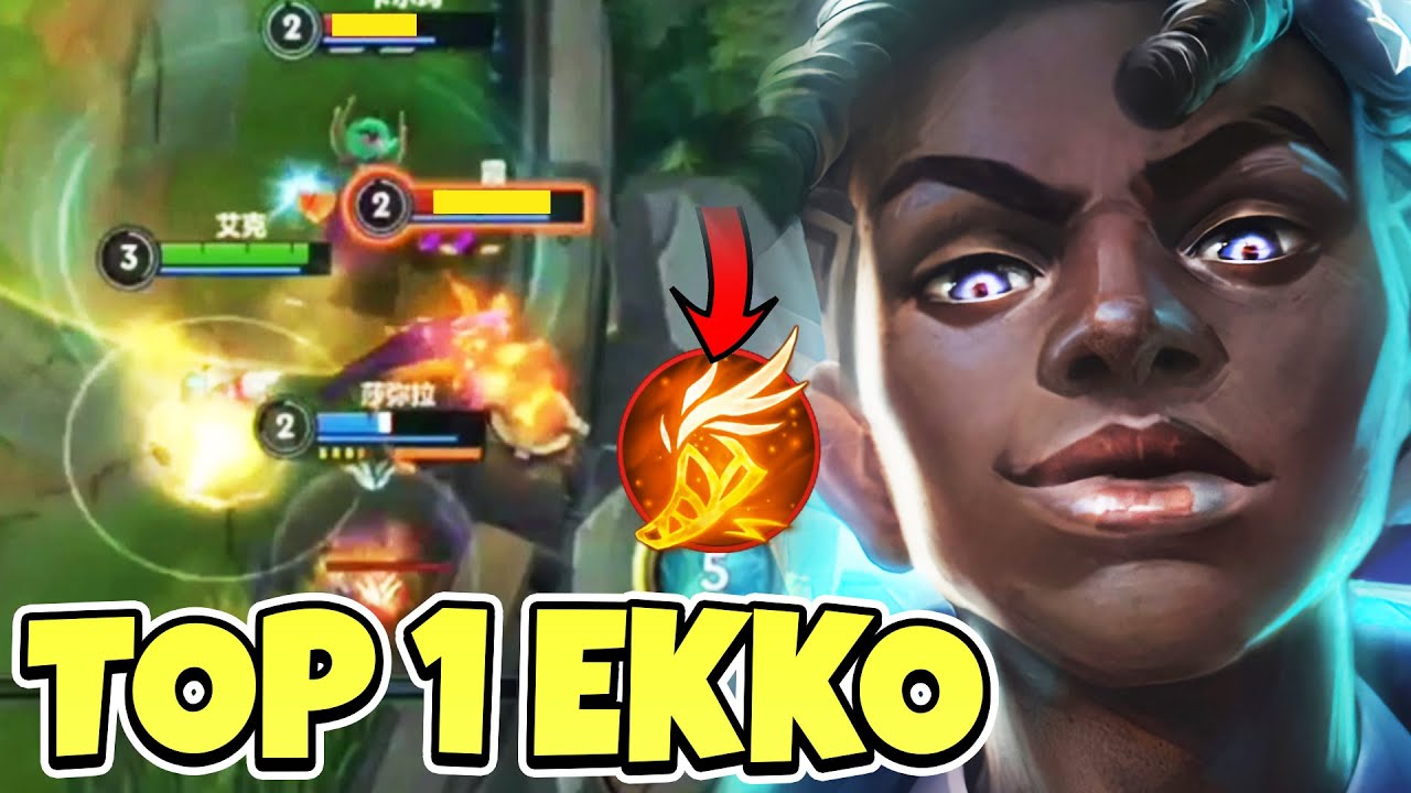 WILD RIFT TOP 1 CHINESE EKKO GAMEPLAY | BEST BUILD AND RUNES - YouTube