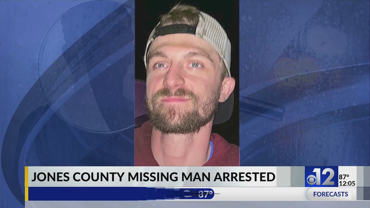 Missing Jones County man found, arrested - YouTube