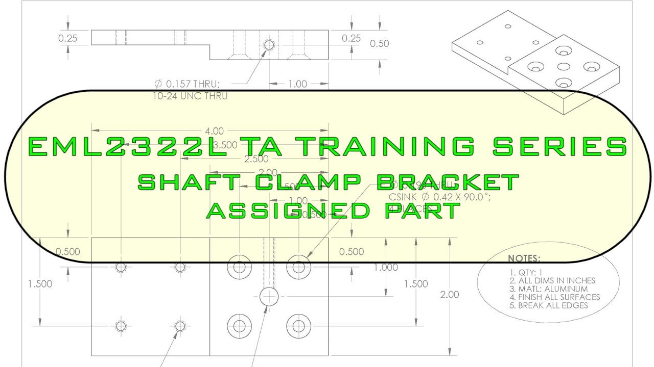 Shaft Clamp Bracket TA Training Video - YouTube