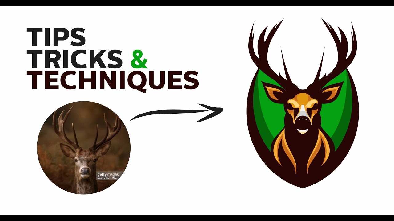 Coreldraw Brilliant Techniques for Making Beautiful Deer Logo Design ...