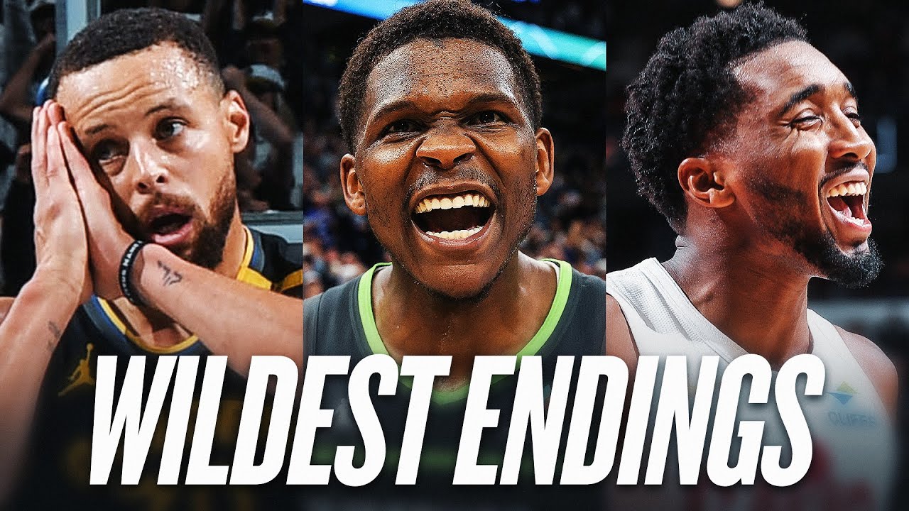 The WILDEST Endings of the 2024-25 NBA Season | Pt. 1 - YouTube