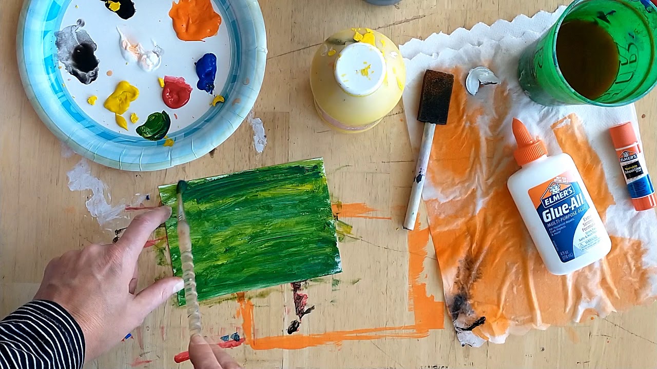 Module 1: Art Integration, Studio Project #1 - Textured Paper Collage ...