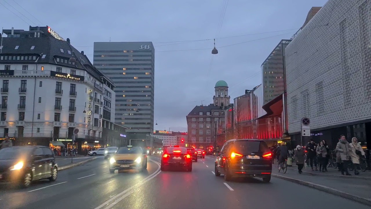 Driving in Copenhagen, Denmark - December, 2021 #denmark #copenhagen # ...