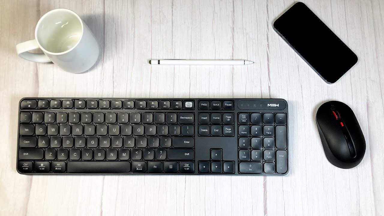 Xiaomi MIIIW Wireless Keyboard and Mouse Combo | NewMan DIY ASMR ...