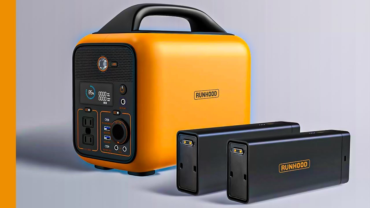 RUNHOOD DIY Portable Power Station Hands-On Review - YouTube