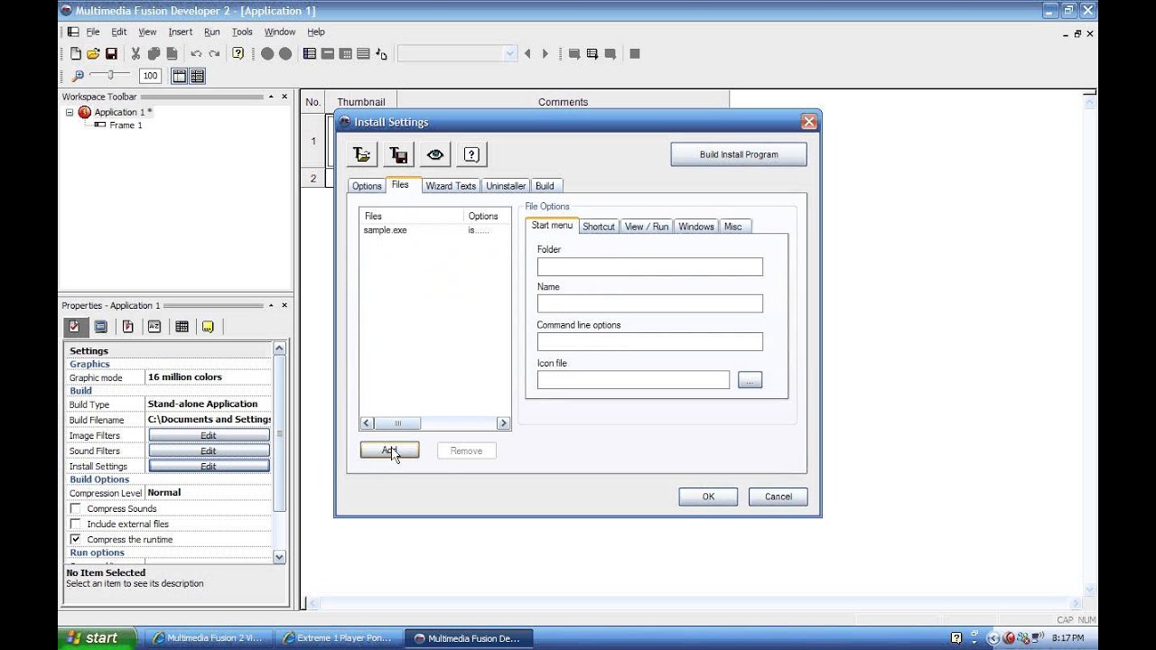 MMF2 Video Tutorial 39 - Install Programs - YouTube