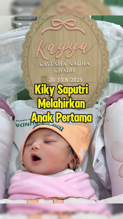 Selamat! Kiky Saputri Melahirkan Anak Pertama, Bernama Kayya | Berita Viral - YouTube