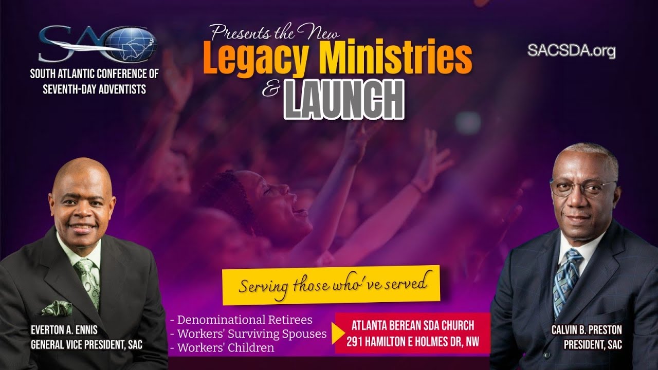 SAC Presents the new Legacy Ministries Launch - YouTube