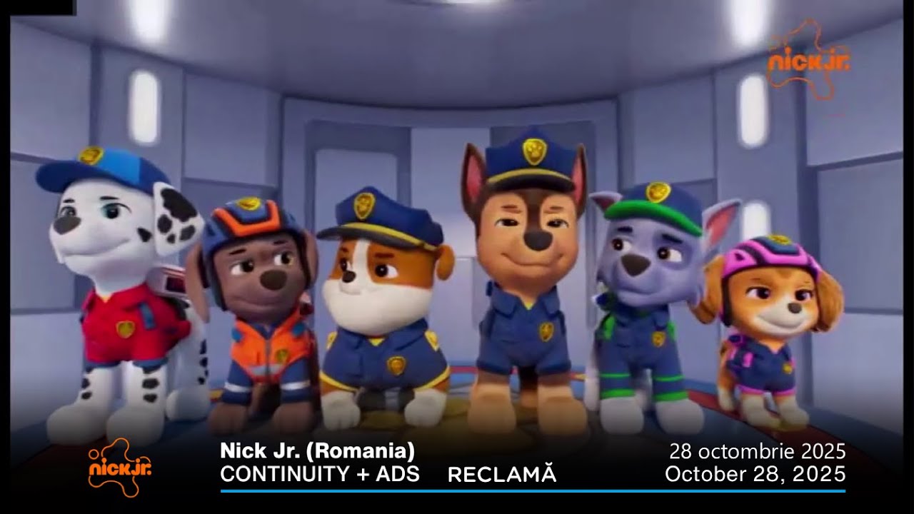 Nick Jr. (Romania) (English) continuity + ads | October 28, 2025 • Nick ...