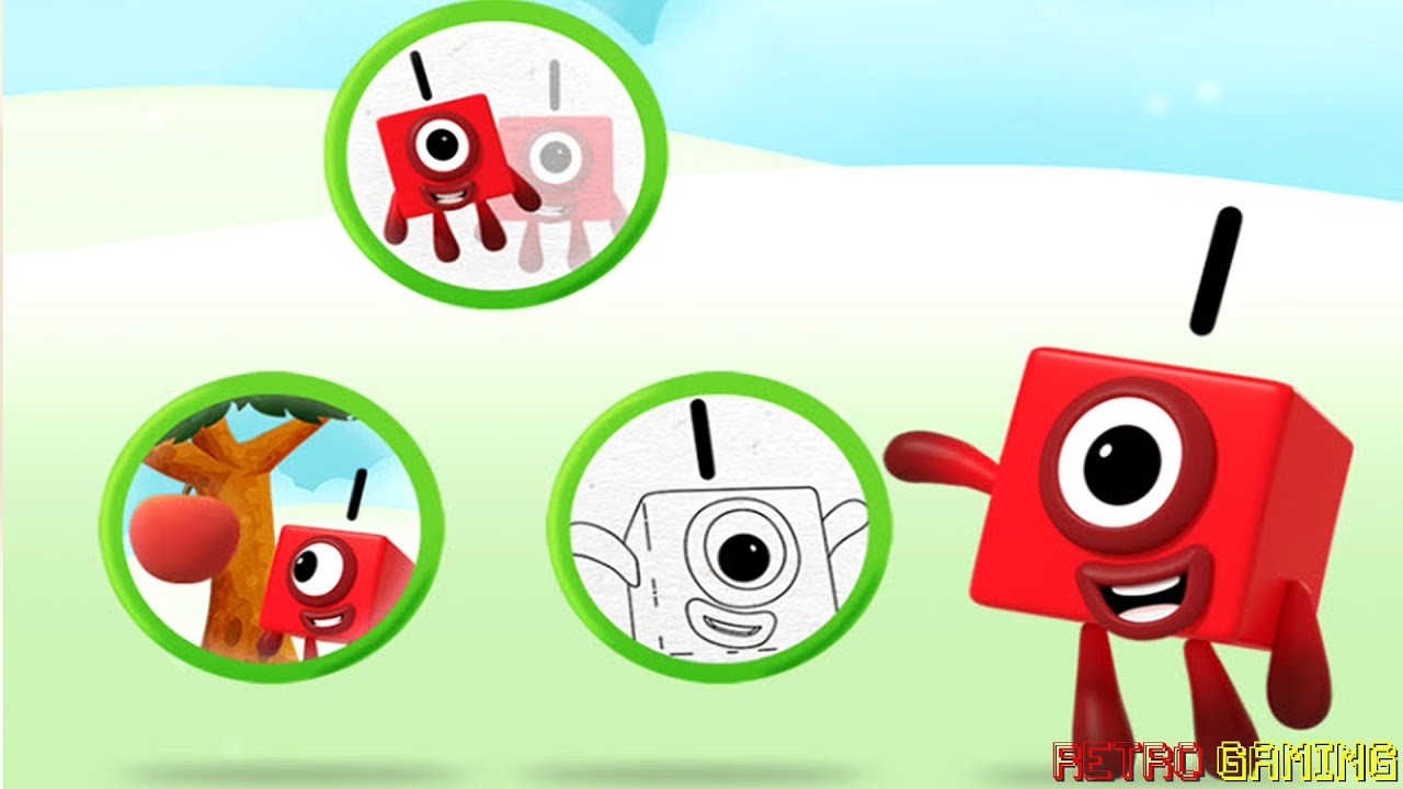 Numberblocks Make and Play Number 1 Numberblock One Retro Gaming - YouTube