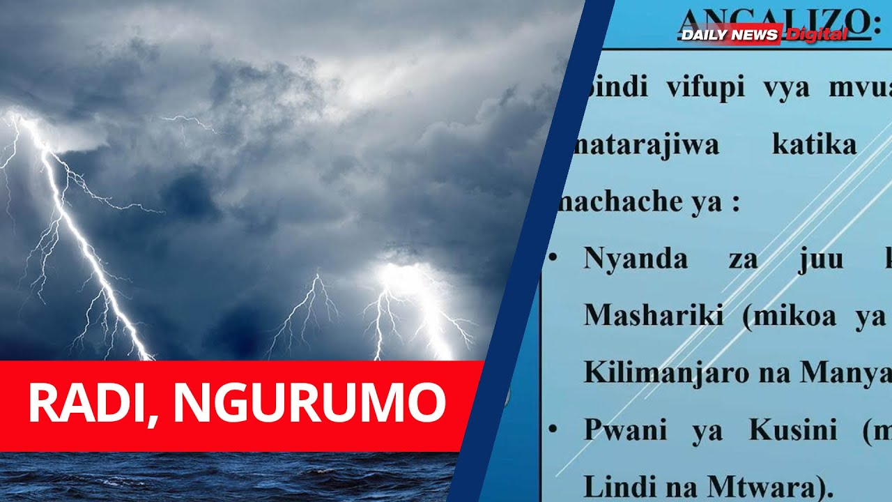 MVUA KUENDELEA KUNYESHA - YouTube