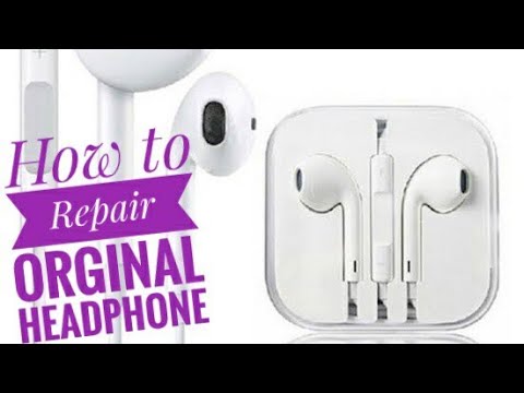 How to Repair Original Headphone in Home Easy way [Tips & Tricks] - YouTube