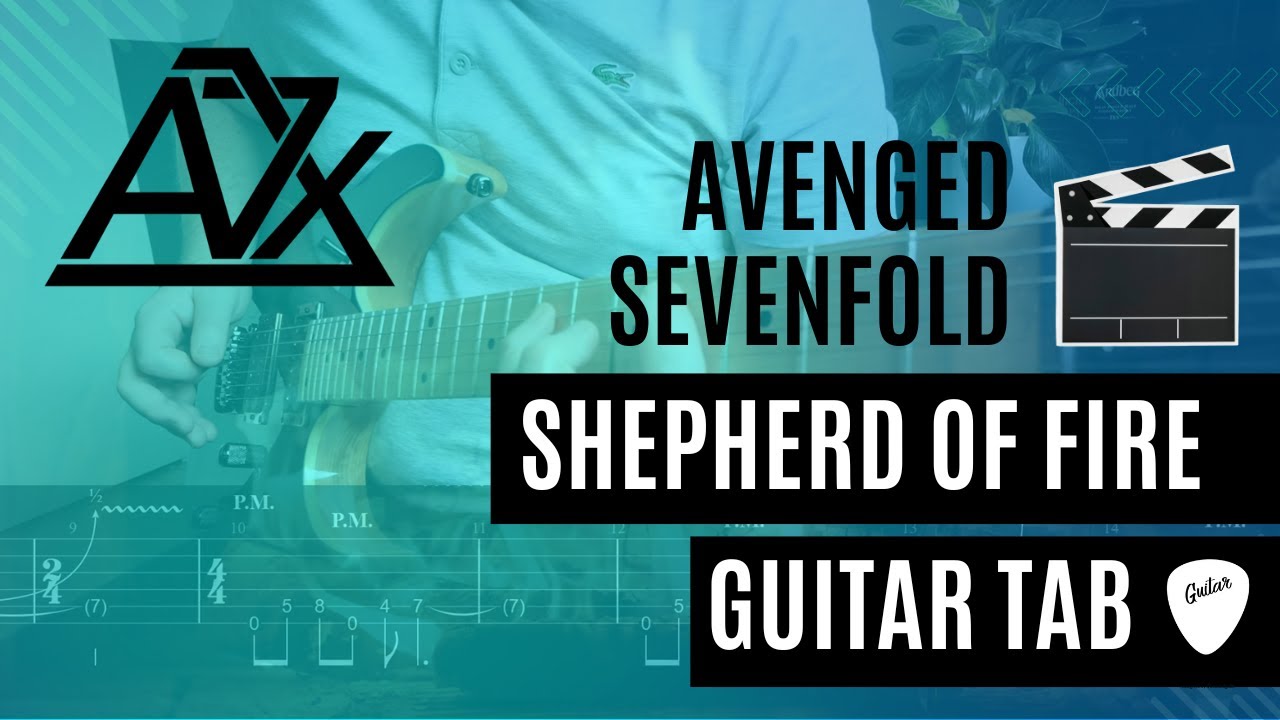 Avenged Sevenfold - Shepherd of Fire //Guitar Tab //One-Take Guitar ...