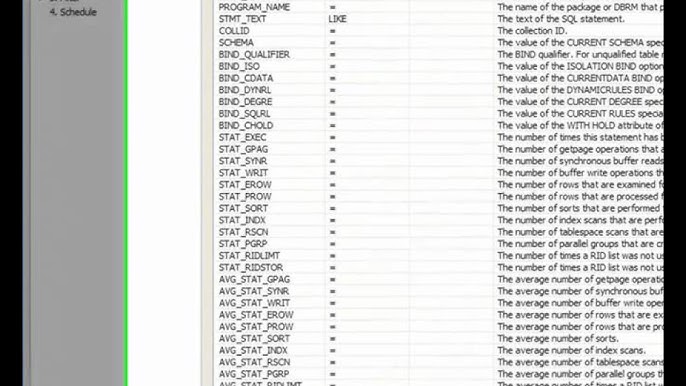 db2 sql query performance tuning