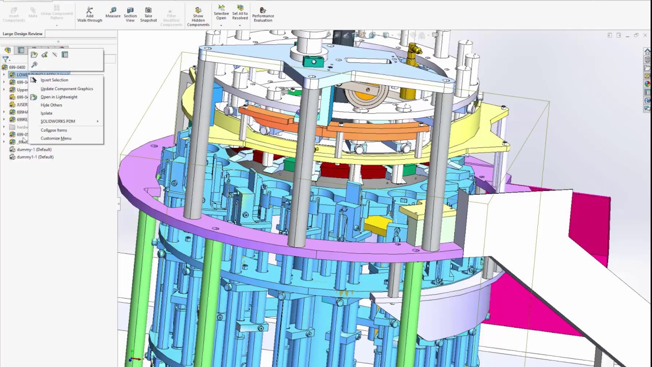 SolidWorks 3D CAD unapređeja u sklopovima i crtežima - YouTube