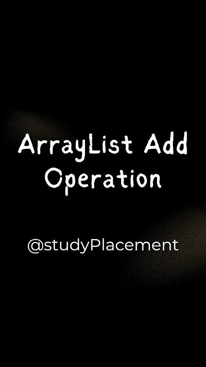 Arraylist Add Operation Shorts Learning Javatutorial Coding Youtube