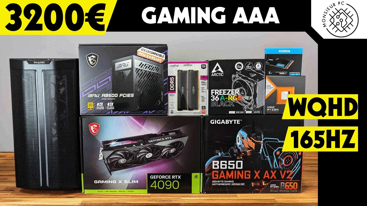[Montage PC 3200€] Gaming WQHD 165Hz : baroud d'honneur de la RTX 4090 ...