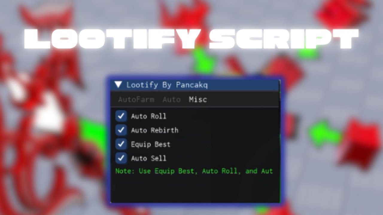 Lootify [AUTO FARM, AUTO SELL, AUTO REBIRTH] - YouTube