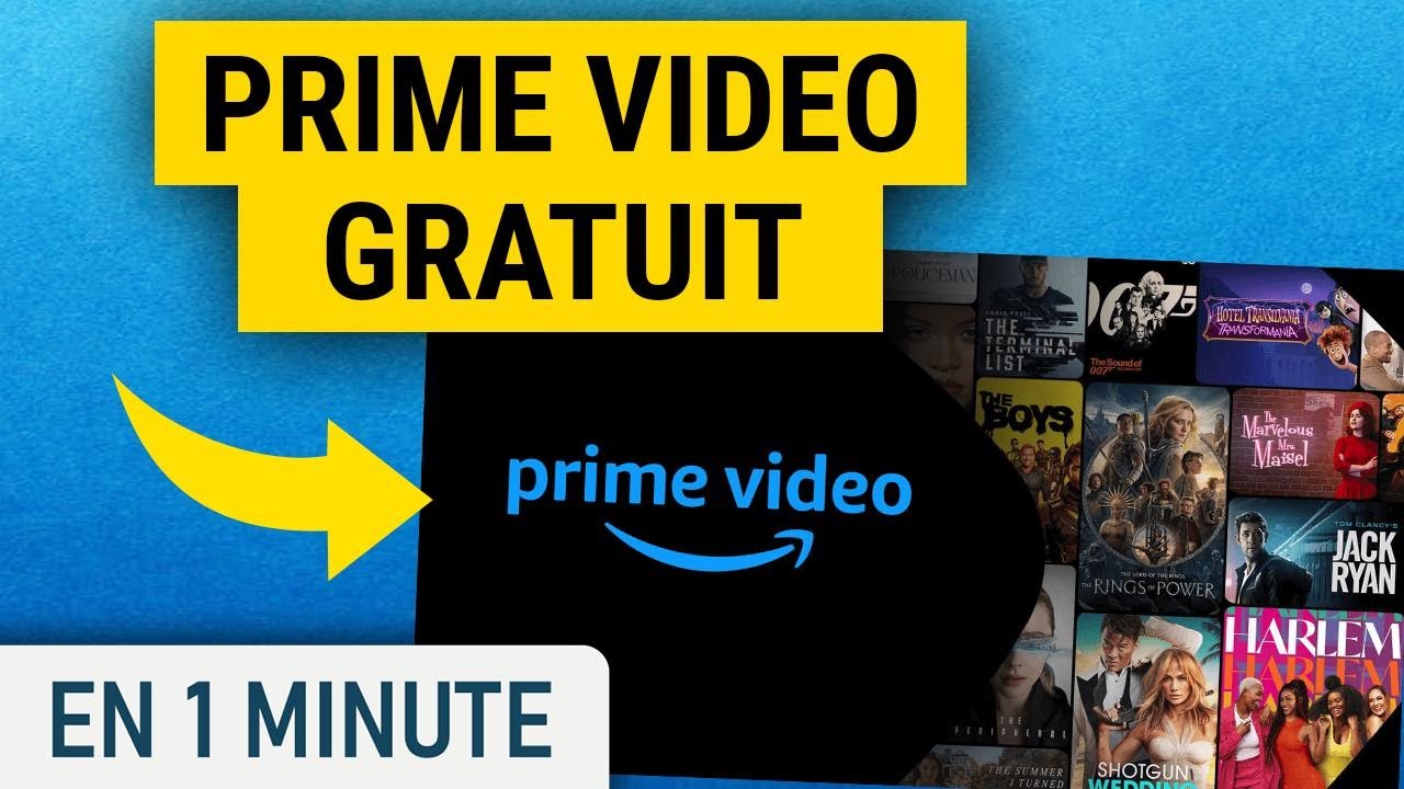 Utiliser Prime Video gratuitement pendant 1 mois complet - YouTube