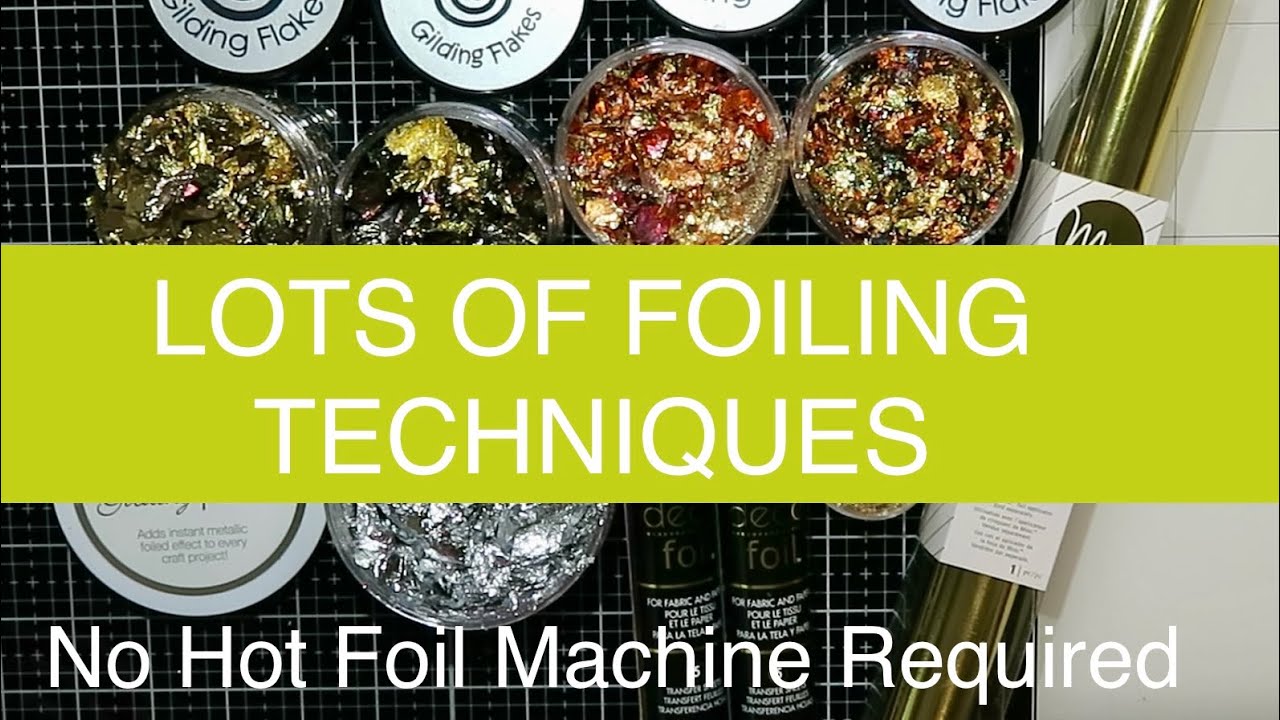 LOTS OF FOILING TECHNIQUES - YouTube