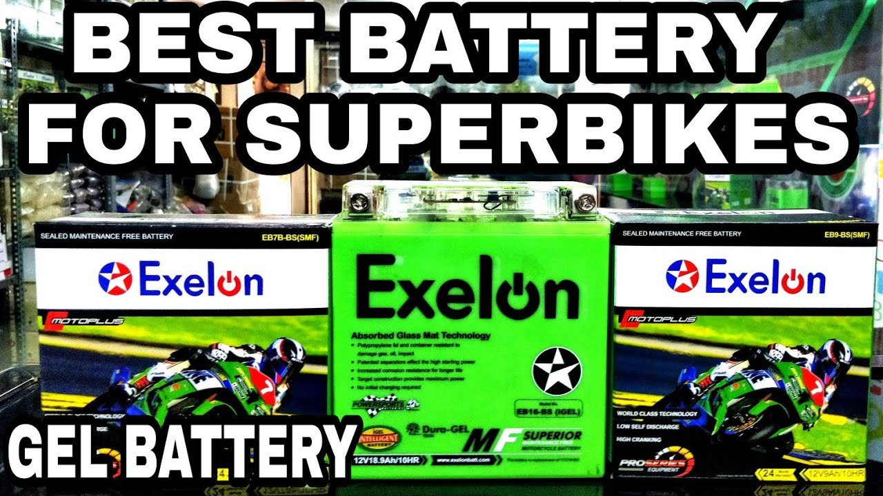 BEST BATTERY FOR SUPERBIKES GEL TECHNOLOGY | EXELON | CHEAP AND BEST ...