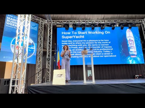 Carmen Andreea Preda & Capsea Yachting at Maritime Business Week 2024 ...
