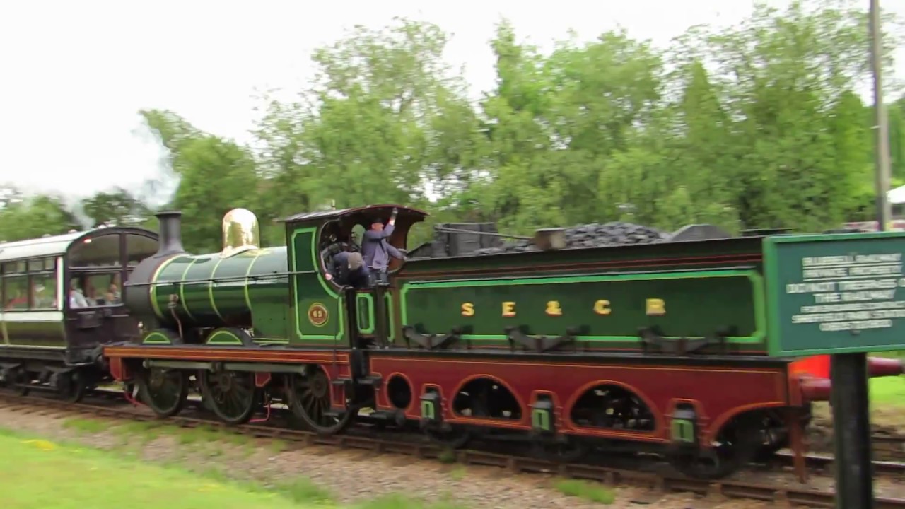 65, SER Stirling Class O1, 0 6 0, built 1896, approaching Sharpthorne ...