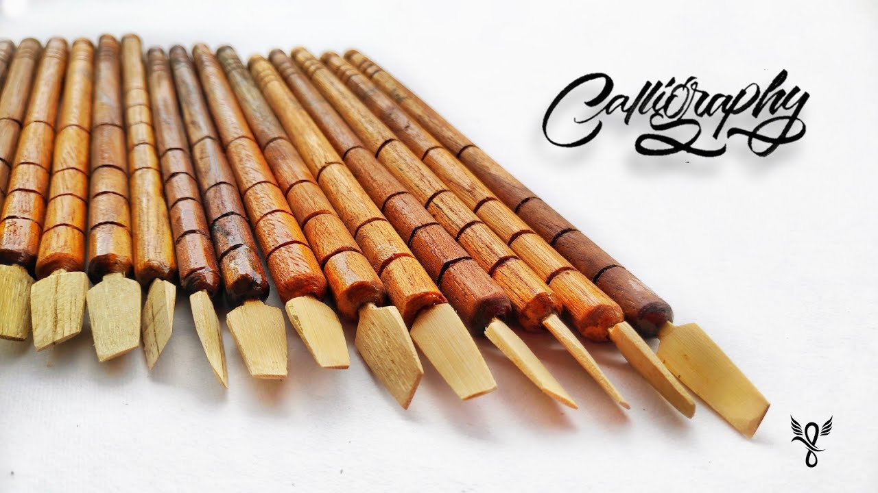 DIY How To Make Calligraphy Pen Arabic Calligraphy Qalam Making diy-how-to-make-calligraphy-pen-arabic-calligraphy-qalam-making