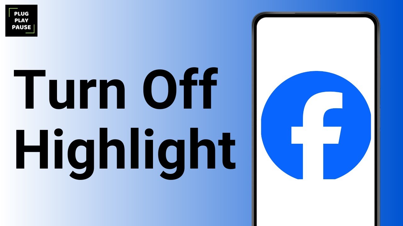 How to Turn Off Highlight on Facebook ? - YouTube
