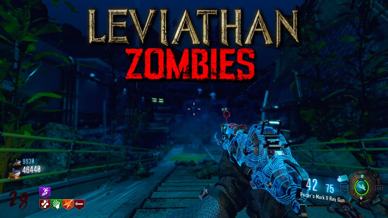 Leviathan Full Easter Egg and Boss Fight (Custom Modded Zombies) - YouTube