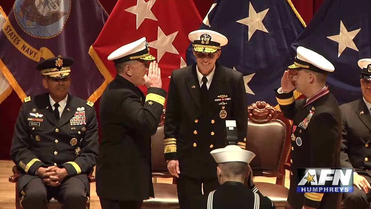 AFN Humphreys - CNFK Change of Command - YouTube