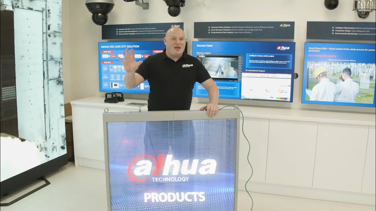 Dahua Product : Transparent LED Display - YouTube