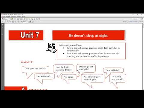 Mesleki İngilizce II 1  Hafta Ask and Answer Daily Activities