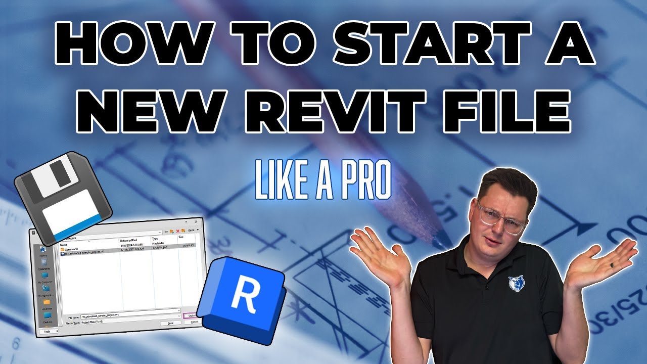 How to Start a New Revit File - YouTube