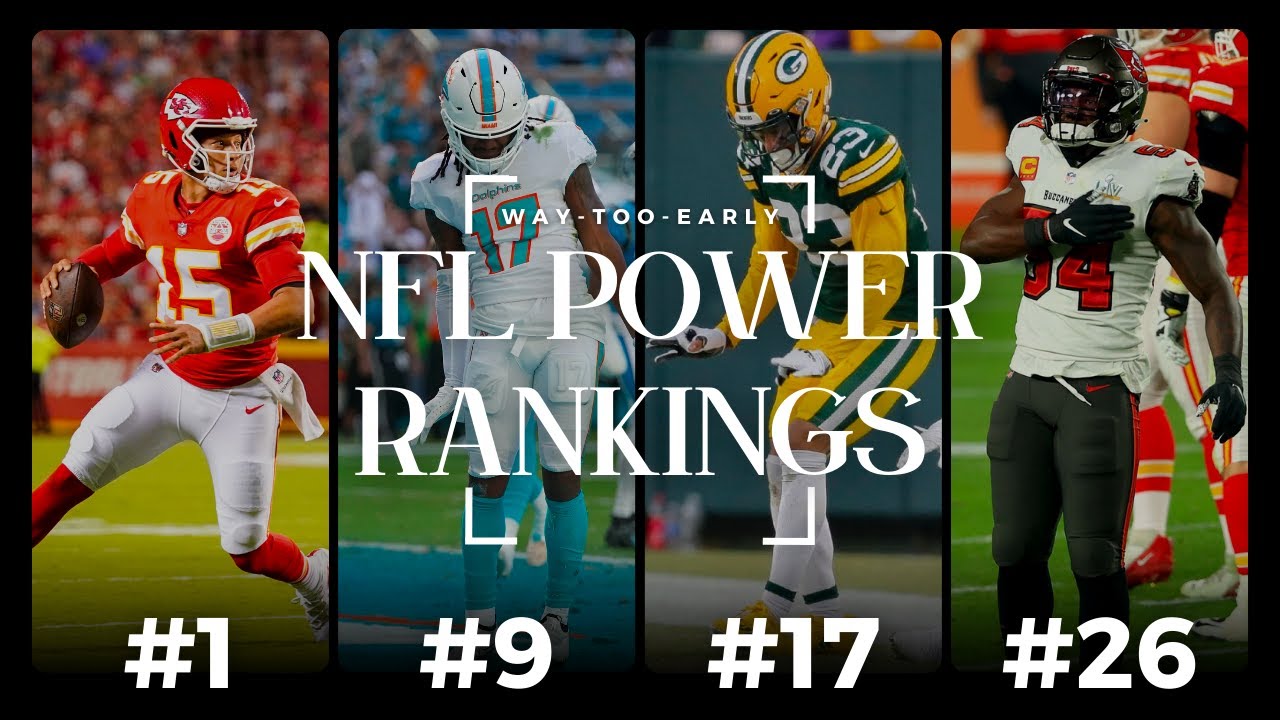 WAY Too Early 2023 NFL Power Rankings - YouTube