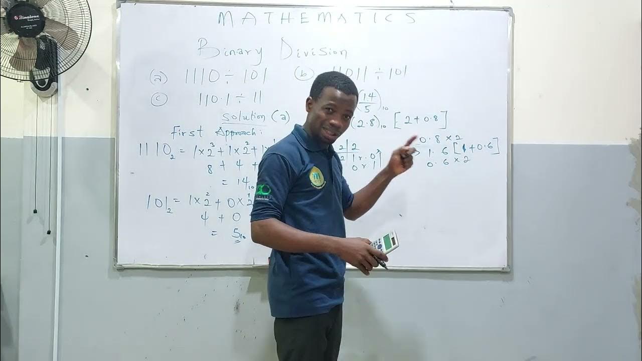 Binary division - YouTube