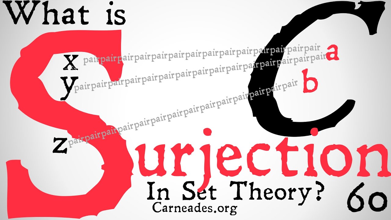 What is Surjection? (Set Theory) - YouTube