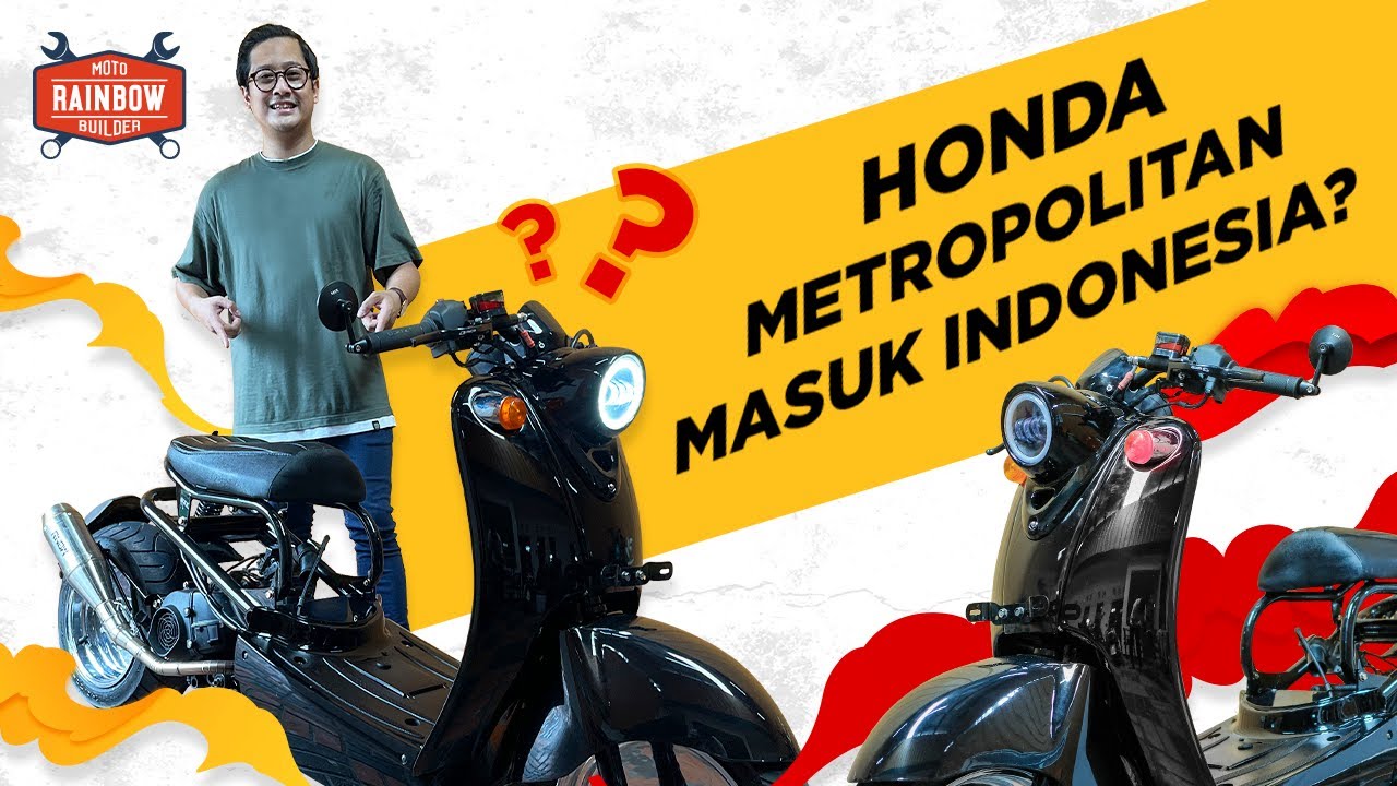 CUSTOM MOTOR RUCKUS DARI HONDA METROPOLIS⁉️ - YouTube