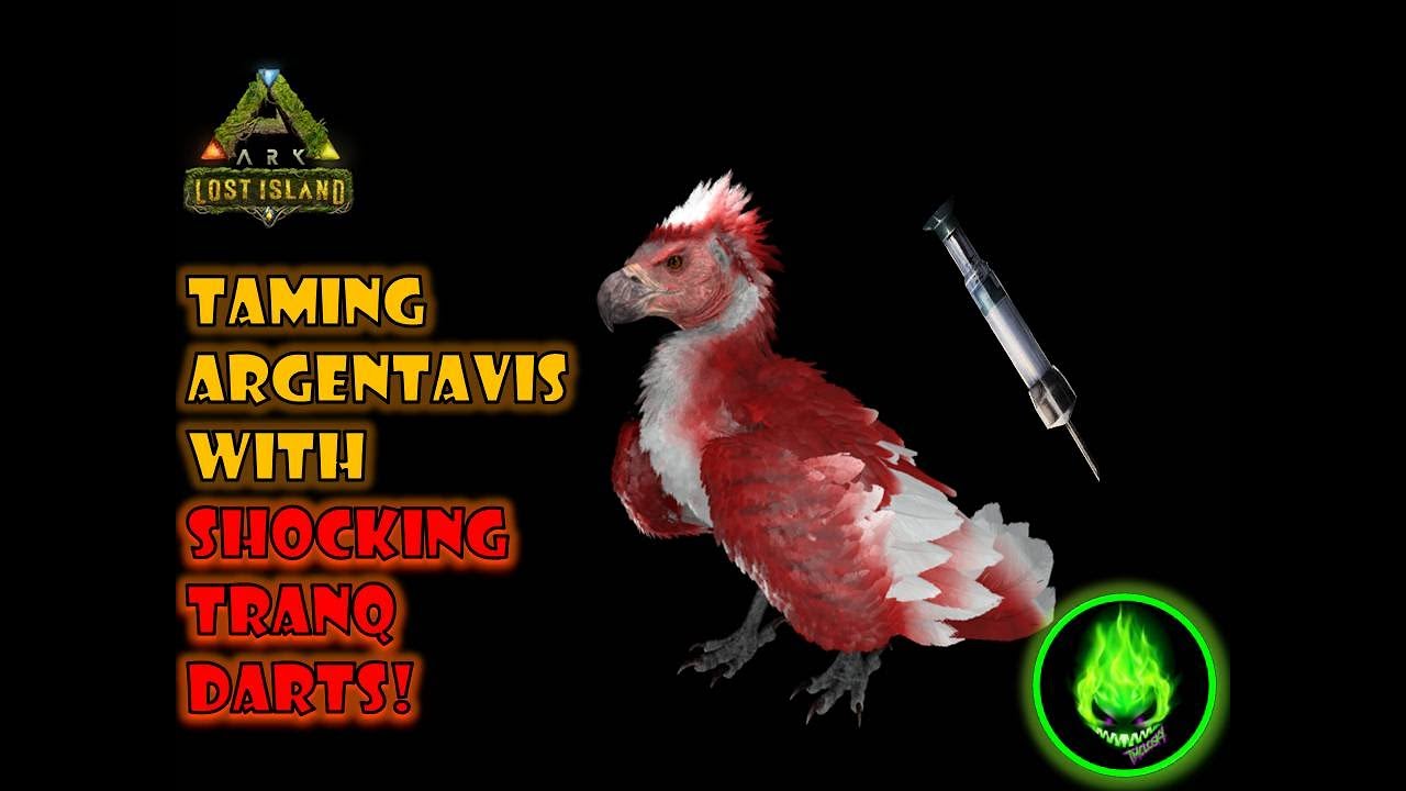 ARK - HOW TO TAME AN ARGENT USING SHOCKING TRANQ DARTS! - YouTube