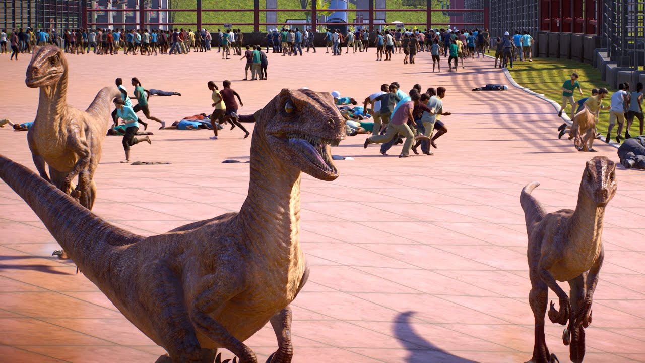 TRAPPING 1000 GUEST with 20 RAPTORS - Jurassic World Evolution 2 - YouTube