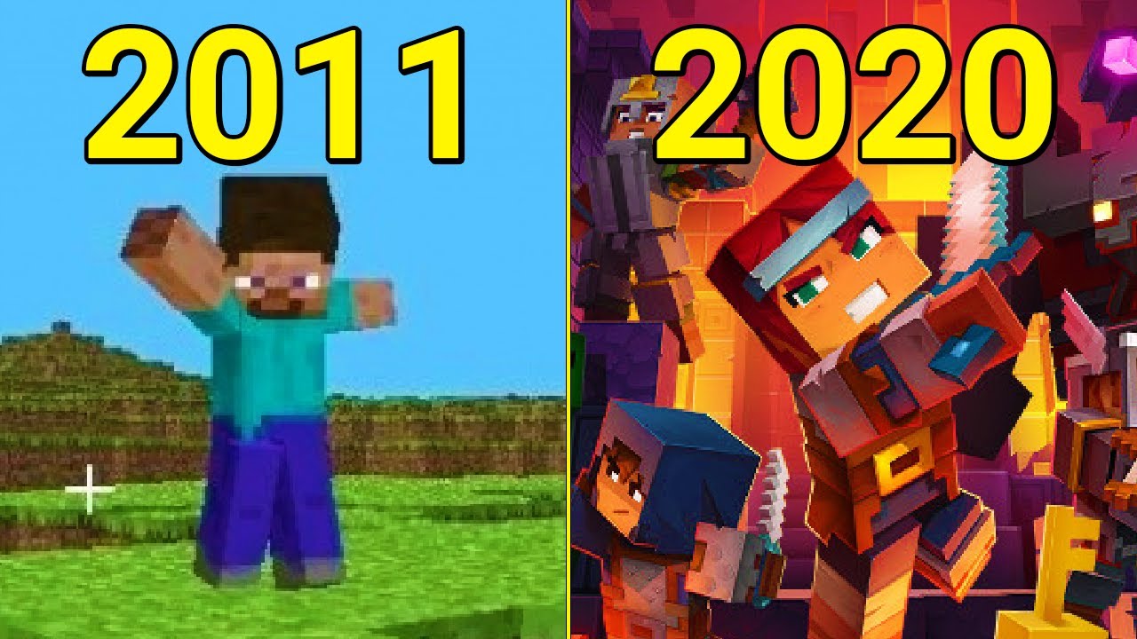 Evolution of Minecraft Copies 2011-2020 - YouTube