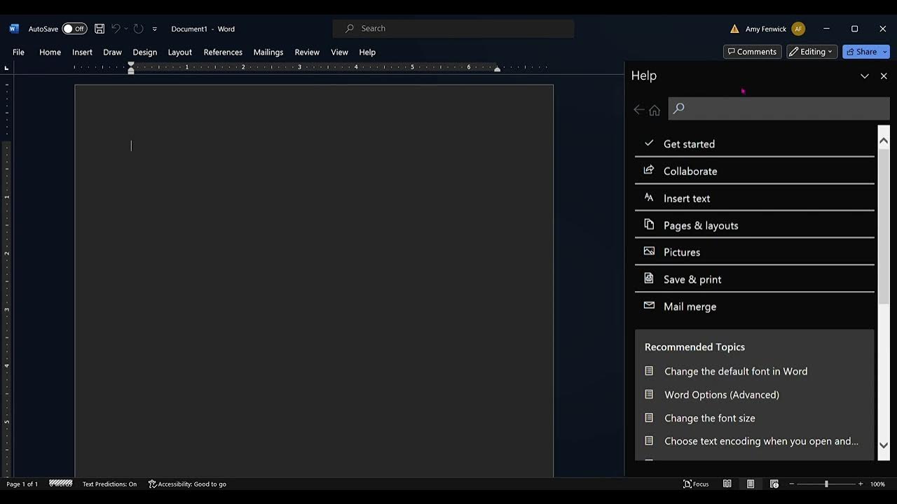 How to use the Help menu in Office 365 - YouTube