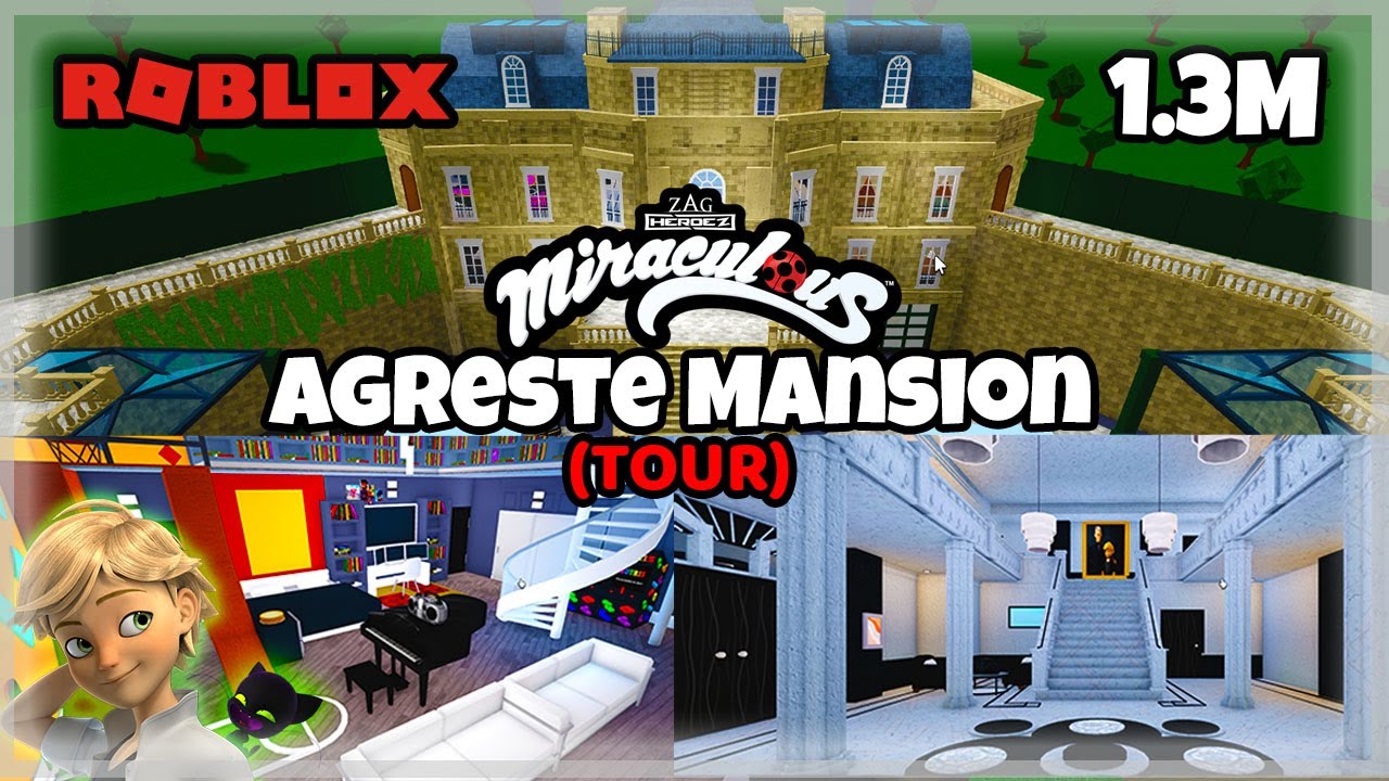 AGRESTE MANSION from MIRACULOUS in BLOXBURG! - YouTube