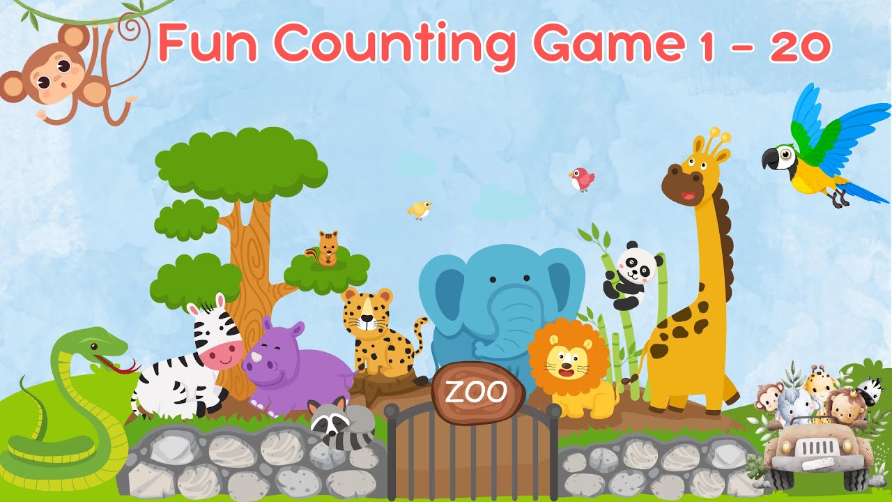 Number song 1-20 for children | Counting numbers | Learn Counting ...